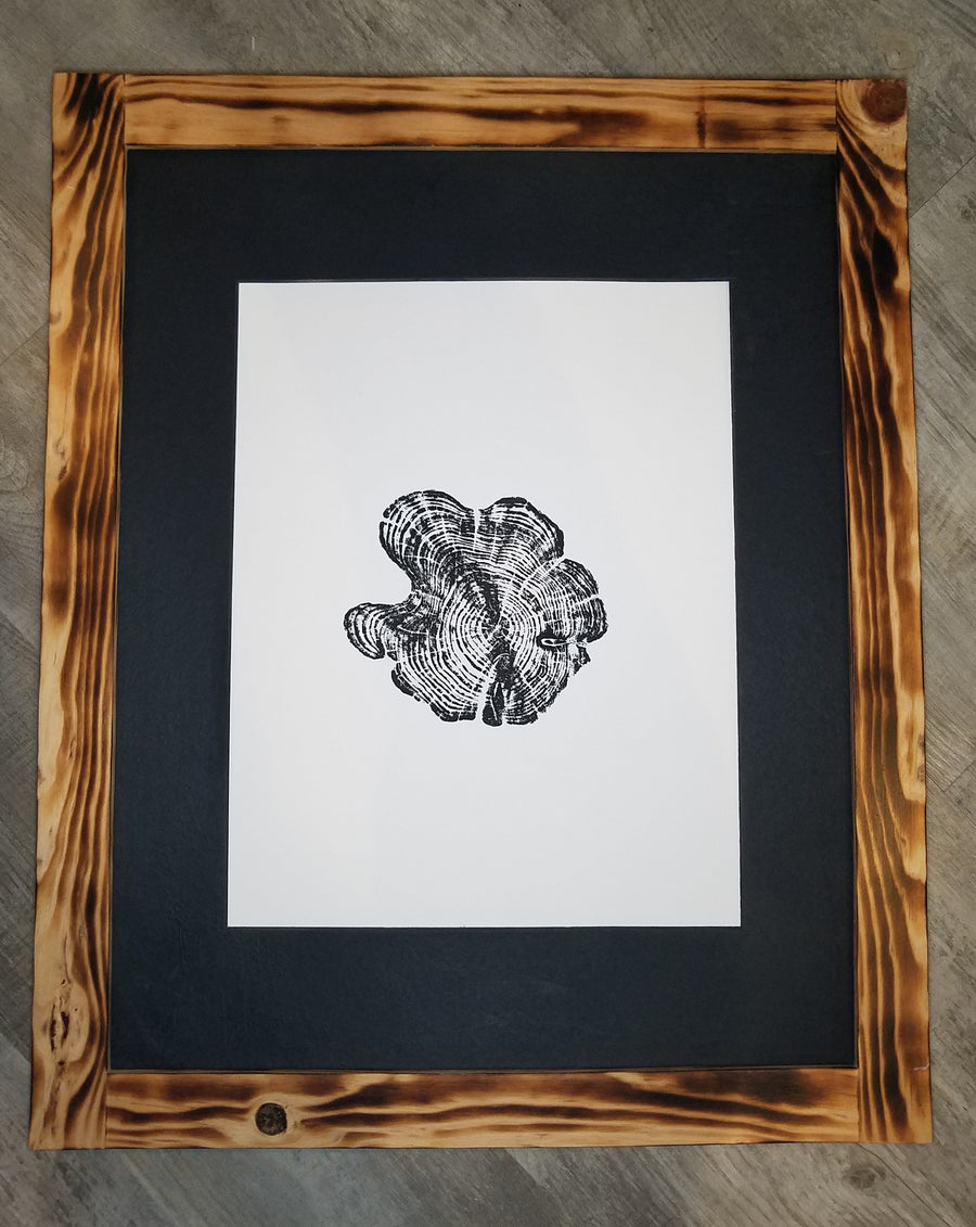 Cedar II - Tree Ring Print - Regal Violet Studio